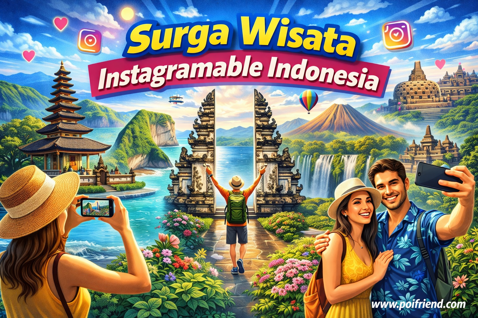 Surga Wisata Instagramable Indonesia - poifriend